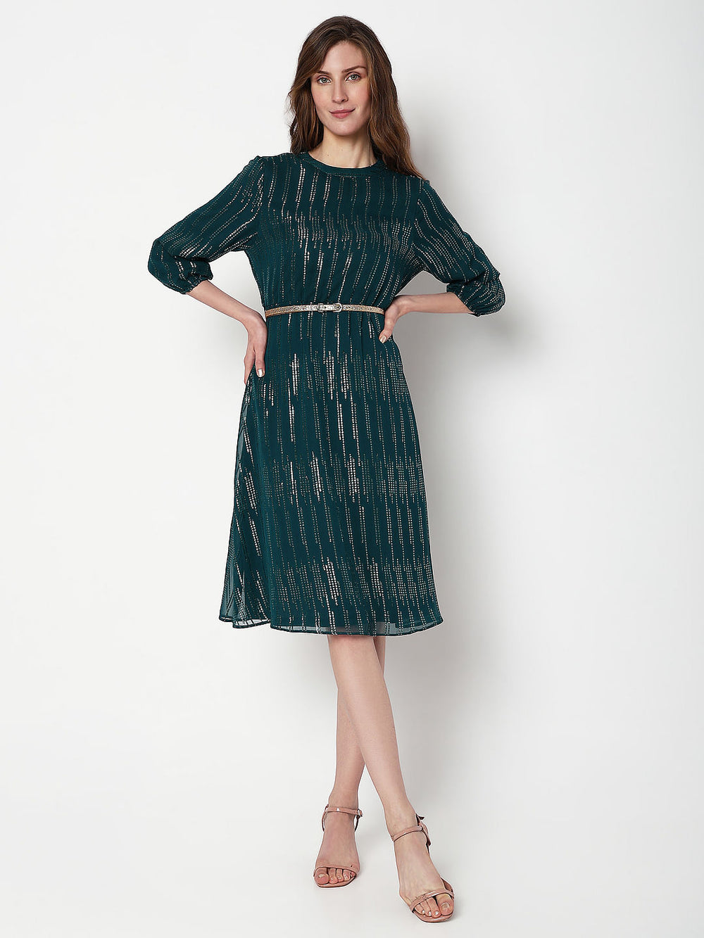 Buy Fit & Flare Dress for Women Online | VEROMODA