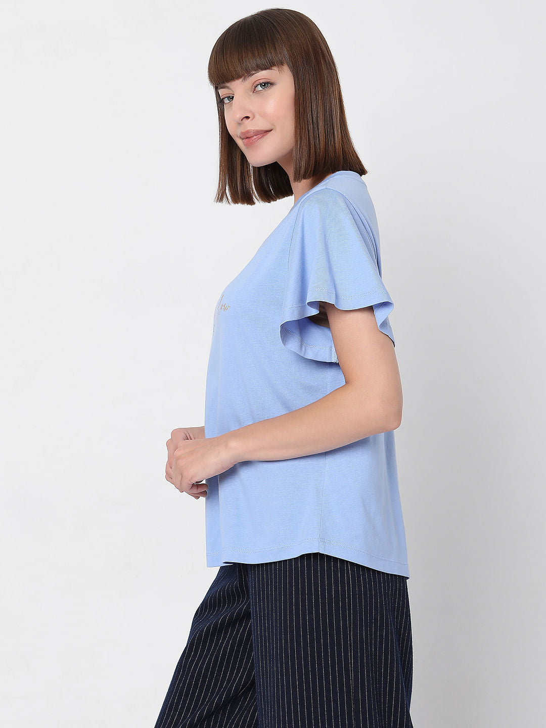 Blue Graphic T-shirt